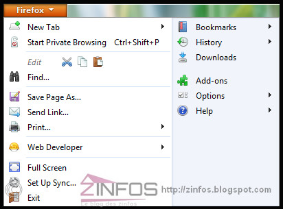 Firefox - personnaliser vos menus avec Menu Icons Plus 2.6 - ZinfosWeb