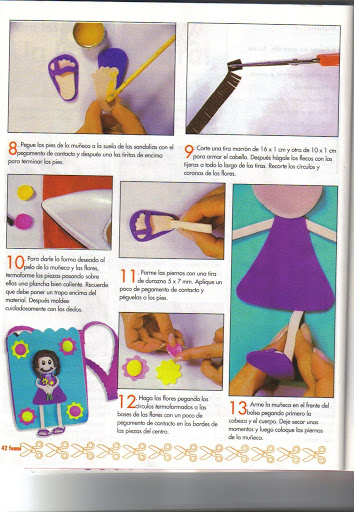 como hacer carteras en foami | Revistas de Foamy gratis