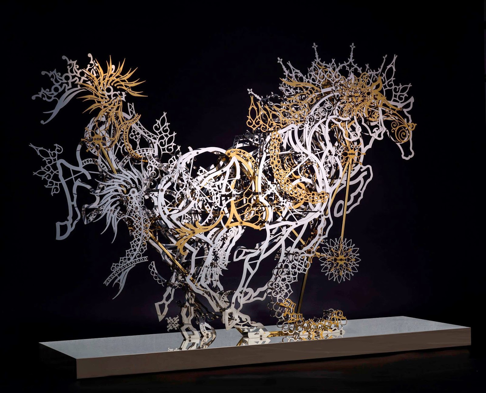 HSI SHIH-PIN: 席時斌《星座與躍動之馬》