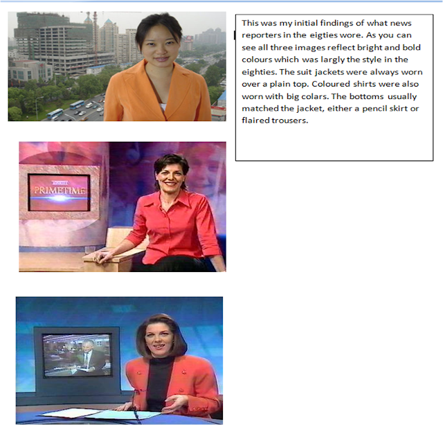 KLINGER FACTORY: News Reporter's Costume Reasearch