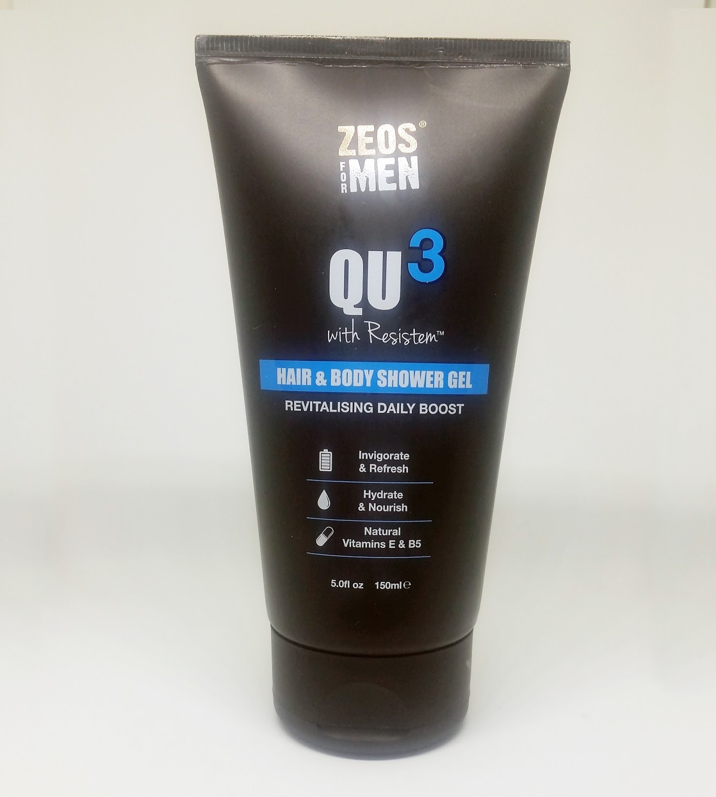 ZEOS For Men QU3 Expert Defence Skin Care Range.