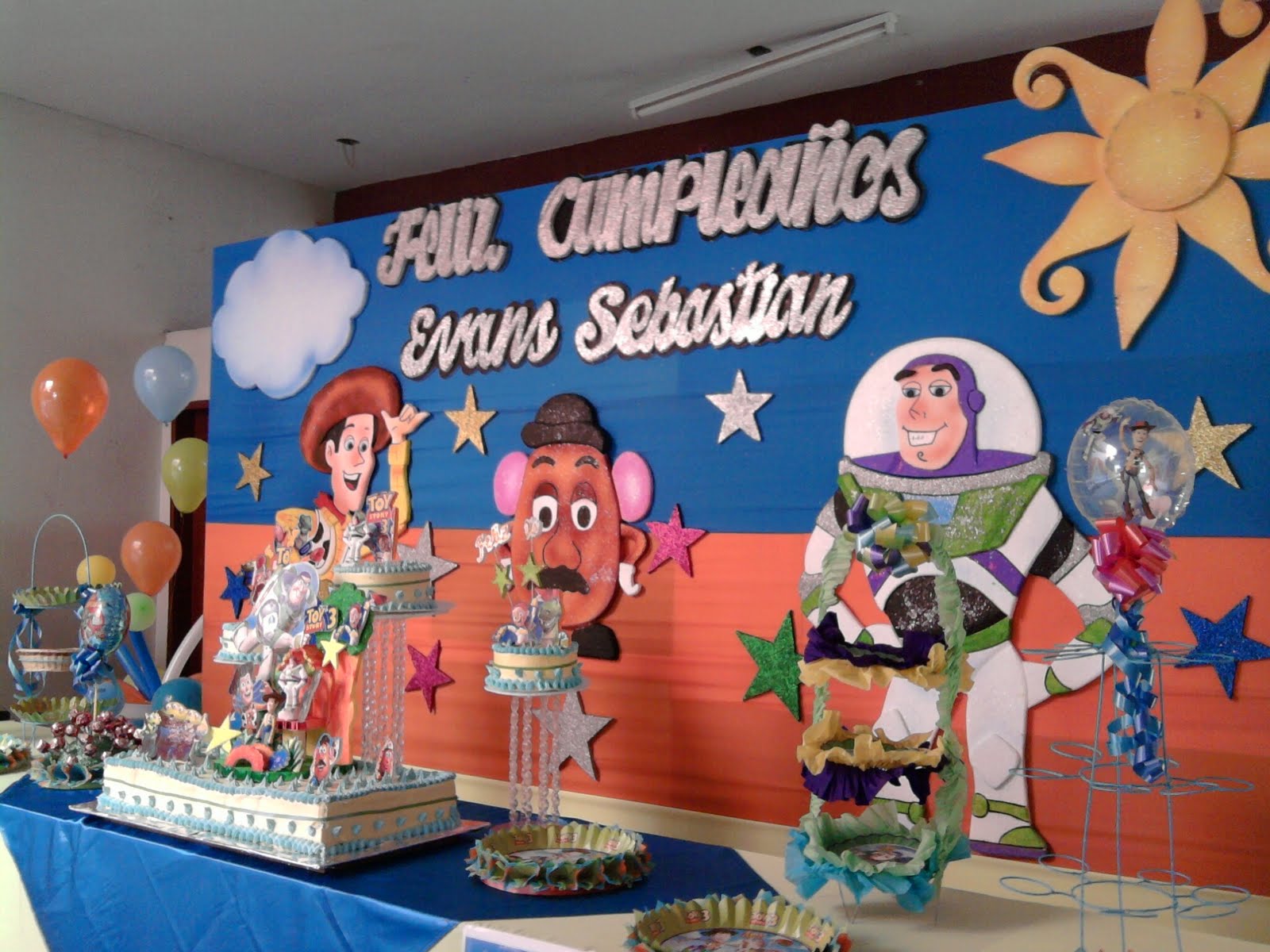TRAVESURAS Y SORPRESAS (Eventos Infantiles): DECORACION TOY STORY