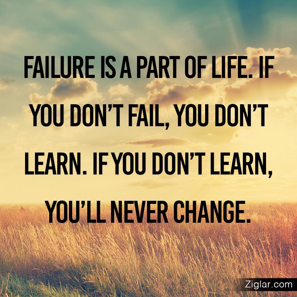 If You Don't Fail | You Don't Learn | You Will Never ... - Quotes