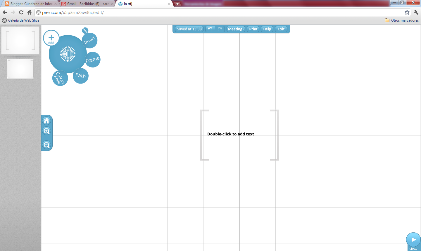 como se inserta texto en prezi | Cuaderno de informática