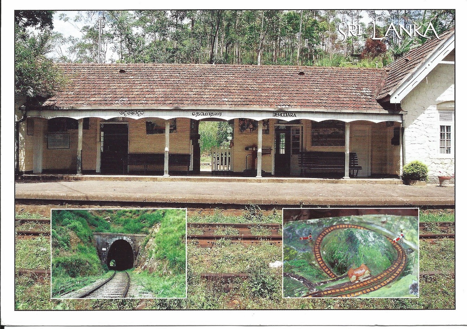 MY POSTCARD-PAGE: SRI LANKA ~ Demodara railway station