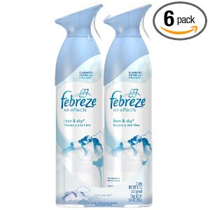 Febreze Air Effects Twin Pack, Linen and Sky, 9.7-Ounce (Pack of 6 ...