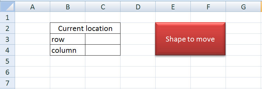 Do My Excel Blog How To Move A Shape In Excel And Retrieve Its Position Using A Macro Vba