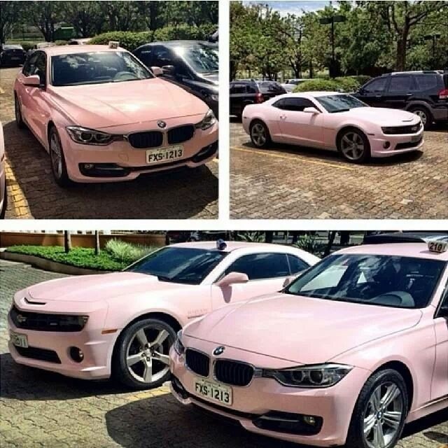 Marina Barcelos: Carros Rosa MK no Brasil e no Mundo