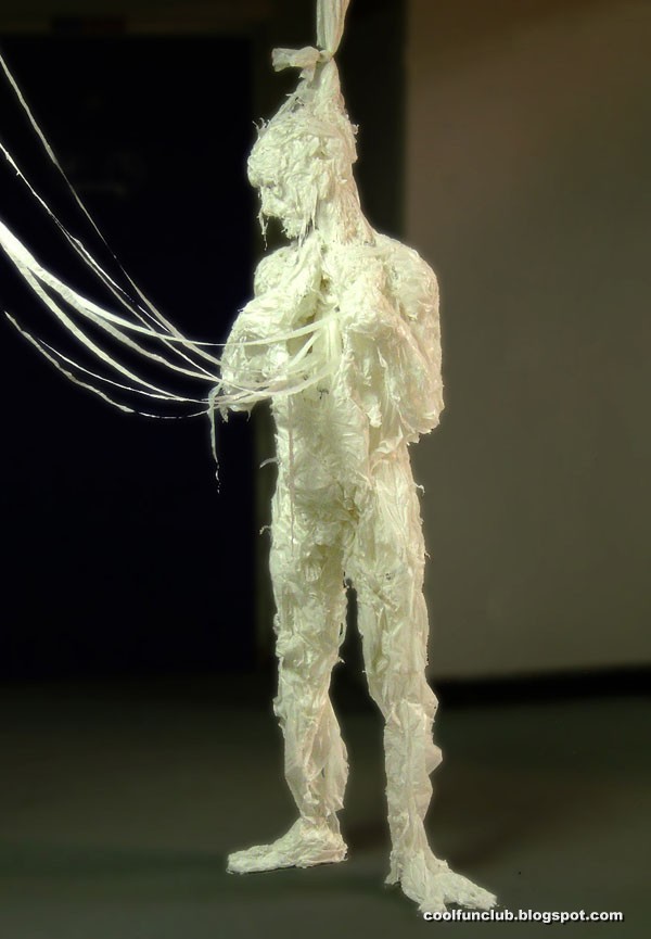 .: Recycle Plastic Bag Art