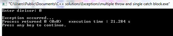 Education for ALL: C++ program to Throw multiple types of errors and ...