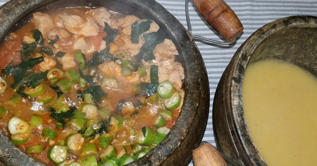 Frango com Quiabo, Ora-pro-nobis e Angu