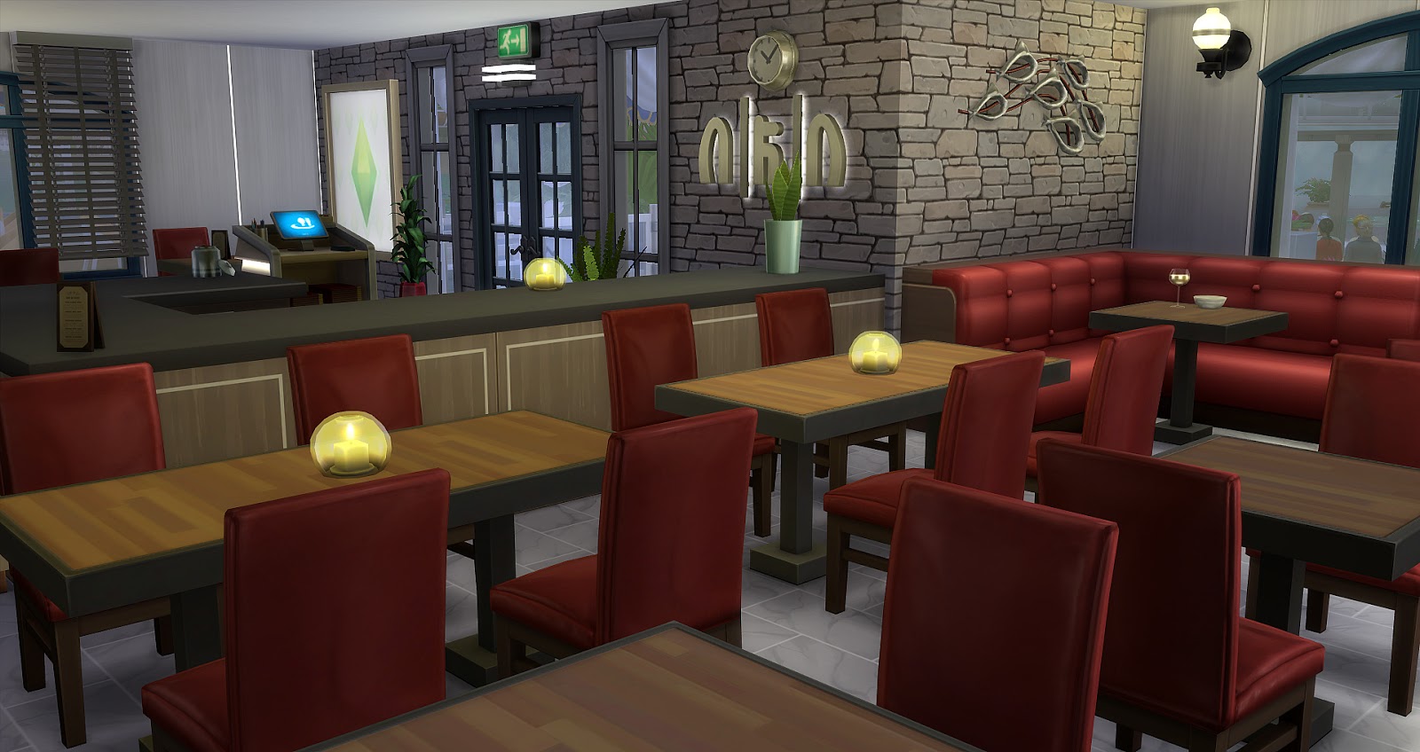 Sims 4 CC's - The Best: Le Lagon mediterranean restaurant by Studio ...