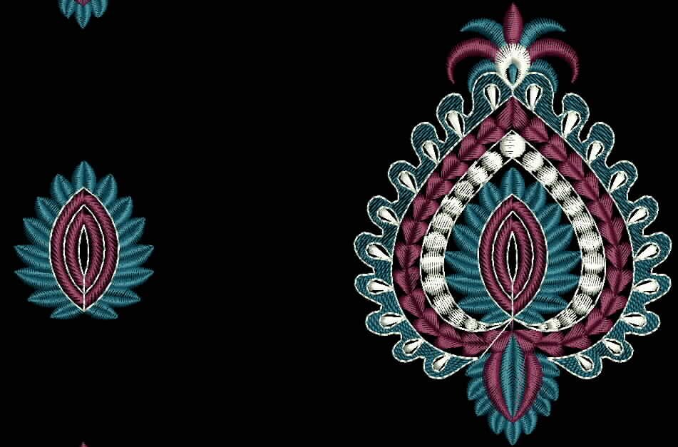 EmbDesignTube: Multi All over Butta Embroidery Designs