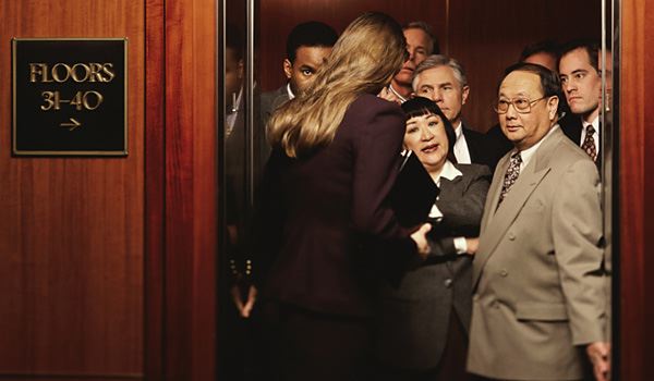 Mary Roy: Common Courtesy Series: The Elevator Man