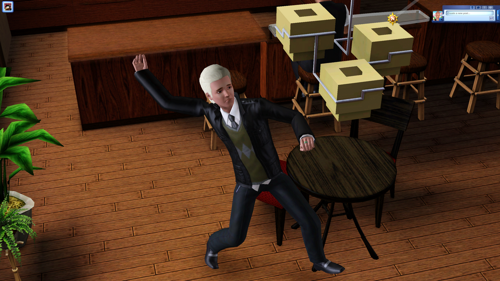 The Iron Seagull's Sims Showcase: Pondering About Mr. Ponder