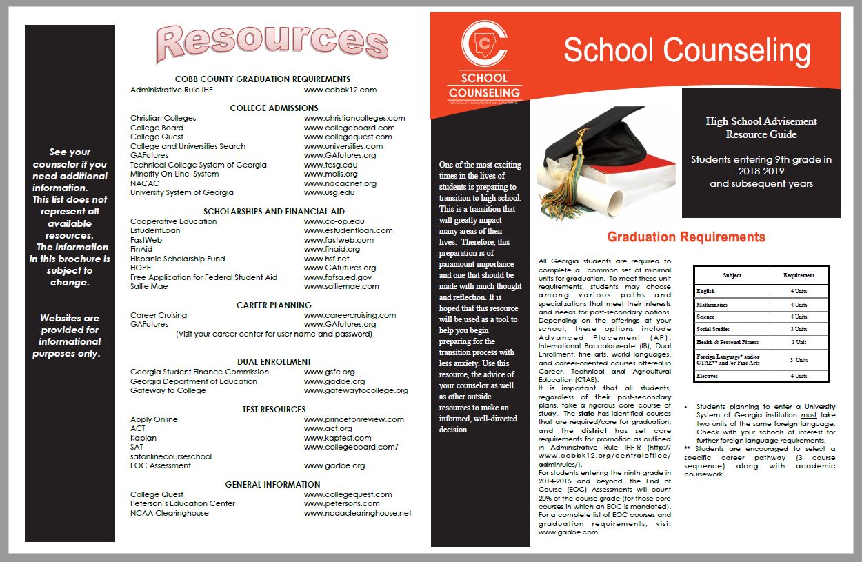 Awtrey Counselor Connections: School Counseling Brochure