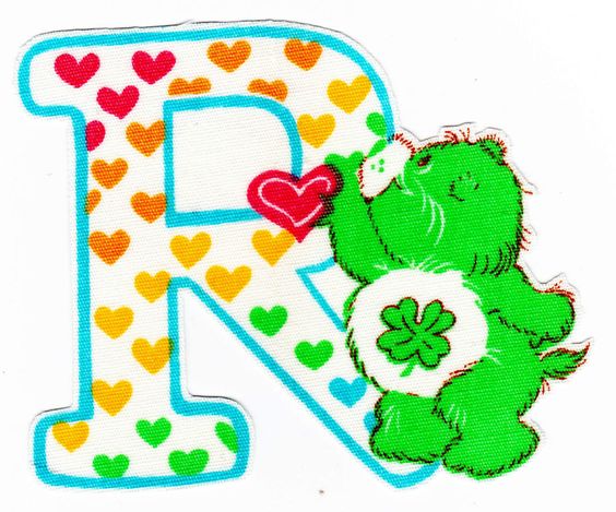 Alfabeto de los Ositos Cariñositos con letras con corazones. - Oh my ...