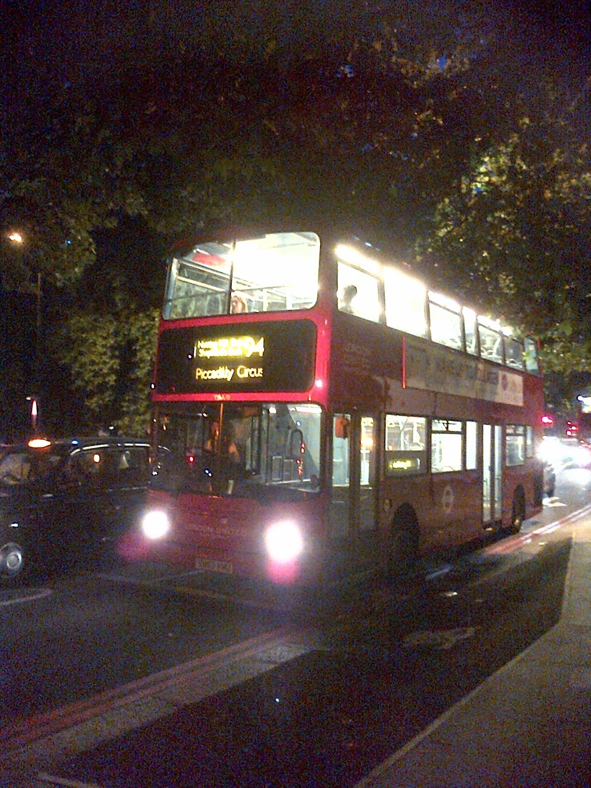 London Buses On The Go: Random Observations