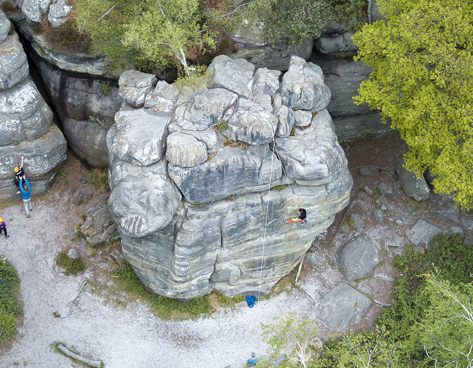 Southern Sandstone Climbs: Isolated Buttress - The Decision