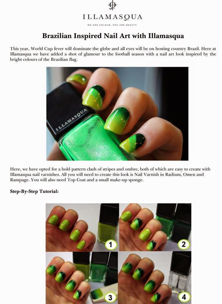 WellNailed x.: Press - Brazilian Inspired Nail Art with Illamasqua