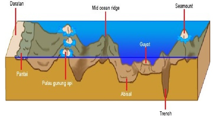 Pengertian Landas Benua, Lereng Benua, Dataran Abisal, dan Dasar Laut ...