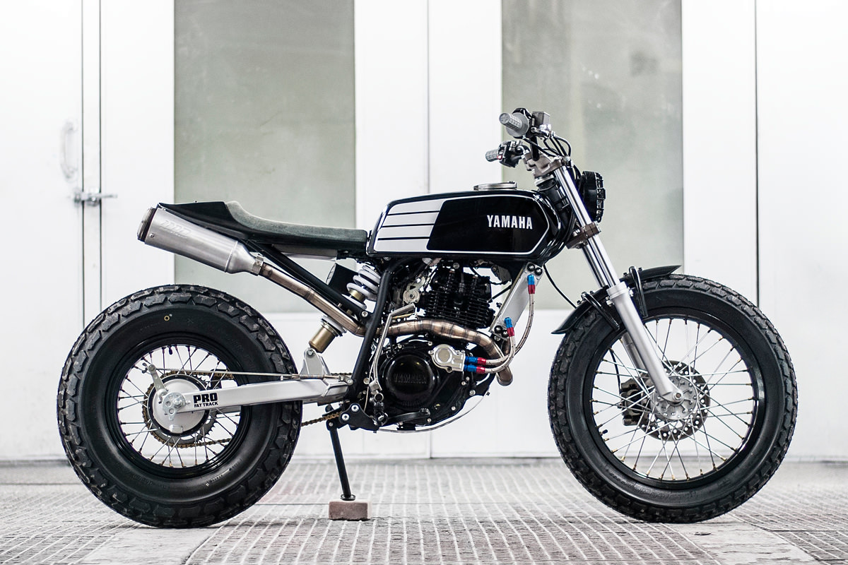 MAKO // : TW // Fat Tracker: Wolf Moto’s chunky Yamaha TW200