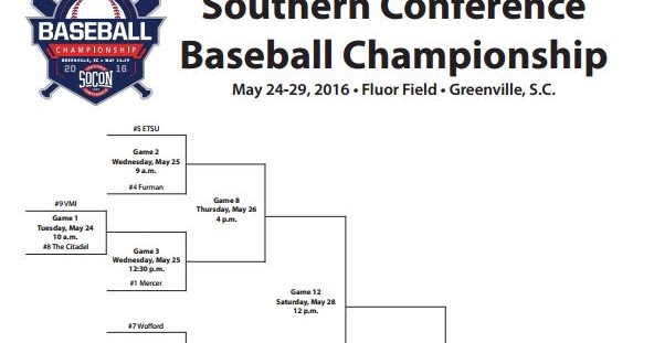 Purple & Gold: SoCon Baseball Tournament Brackets set