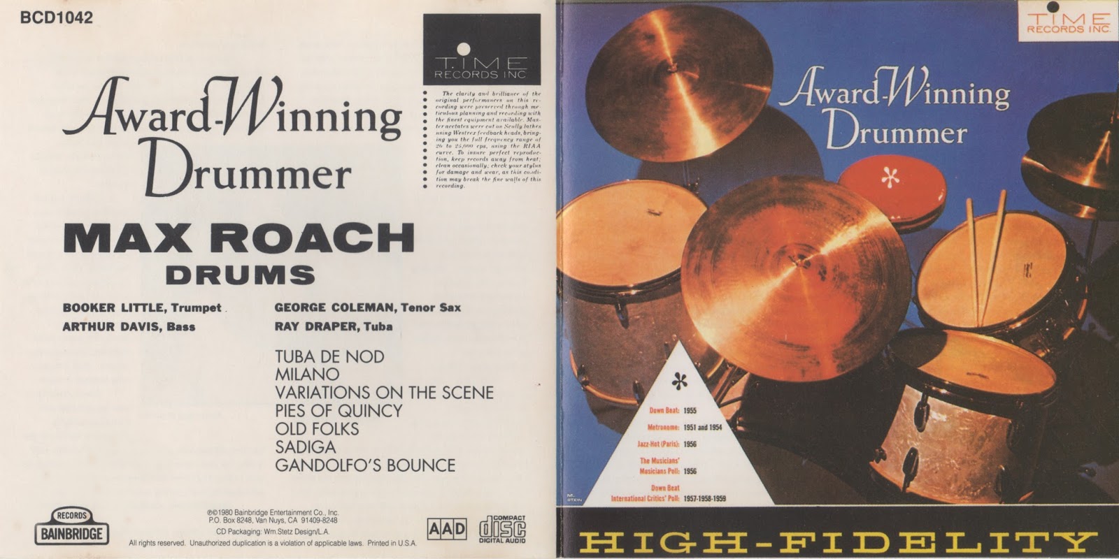 JAZZ FROM OUR PERSPECTIVE: HARD BOP ORIGINS: CLIFFORD BROWN/MAX ROACH ...