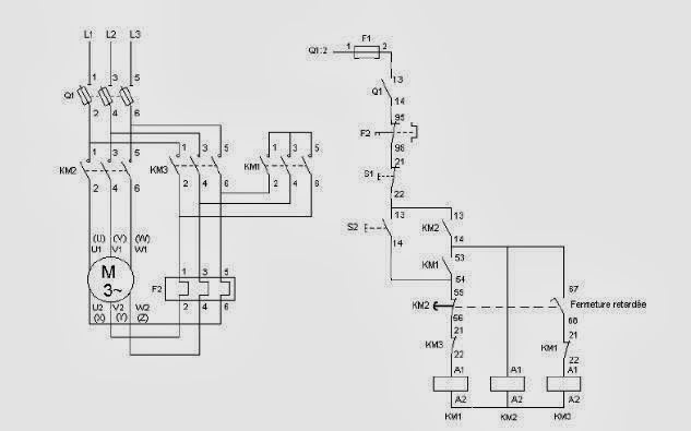 Cours d'electricite: Démarrage étoile-triangle