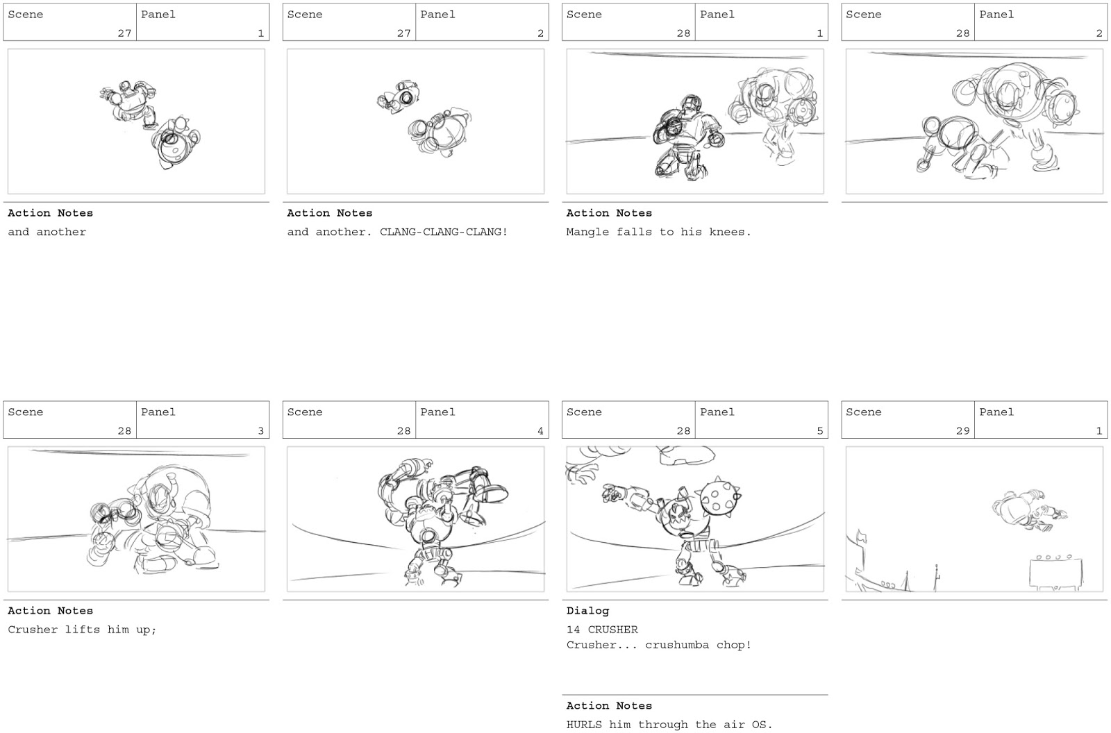 Animation director, 2D, 3D & STORY ARTIST: animation boards