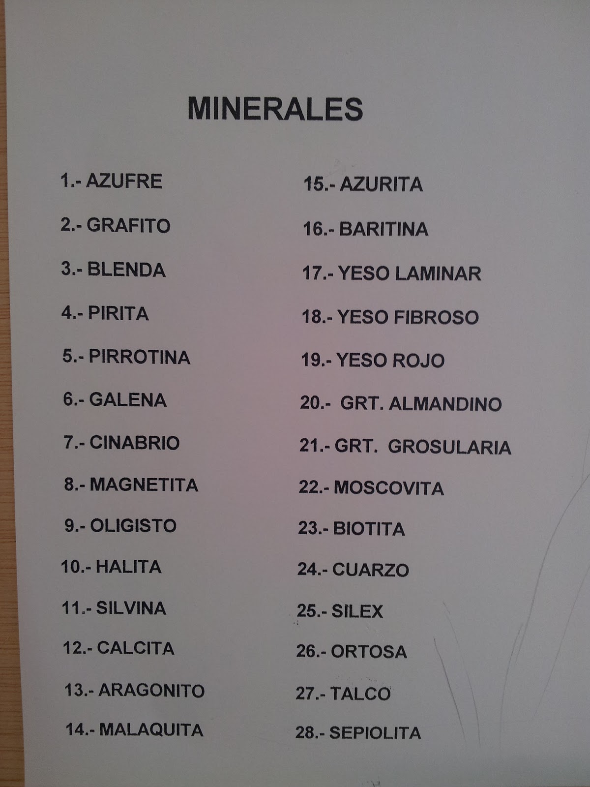 Ciencias Naturales para 1º y 2º ESO: Rocas y Minerales