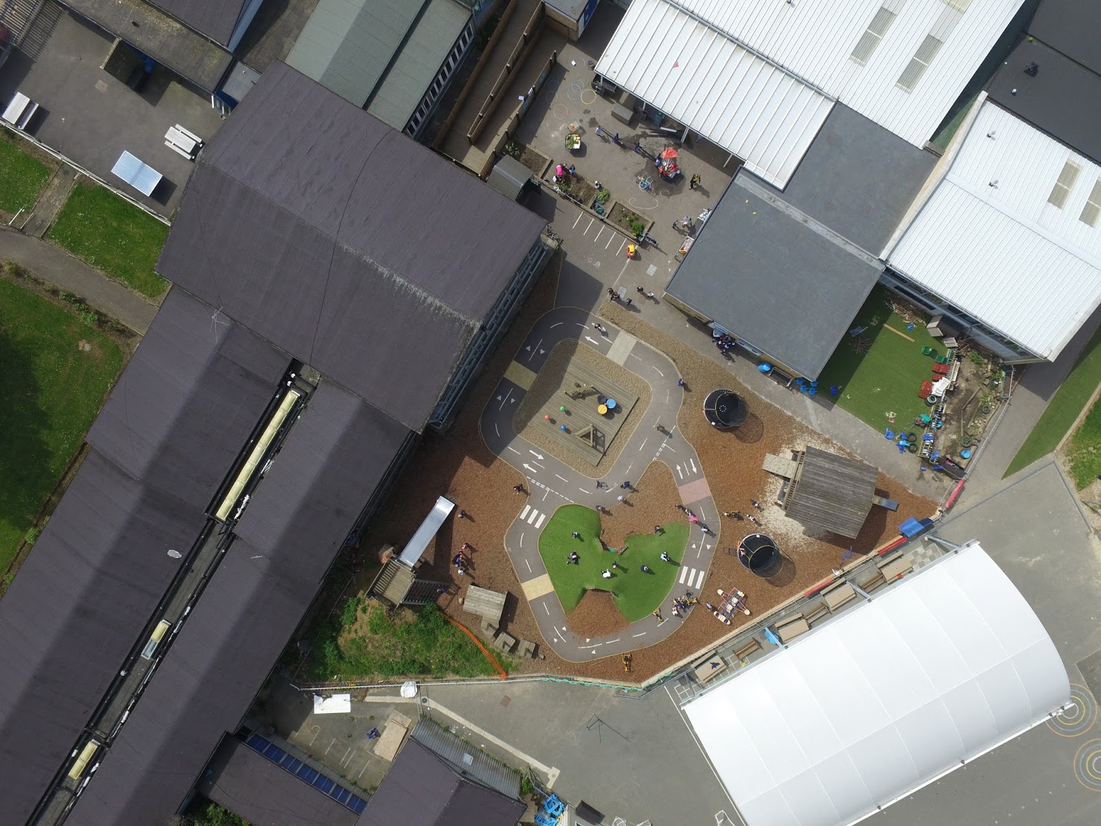Broadford Primary: Bird's Eye View of Broadford