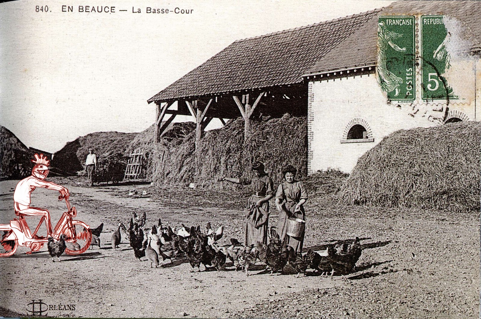 La Cabane du Bruit: La vie d'antan: La basse-cour en Beauce.