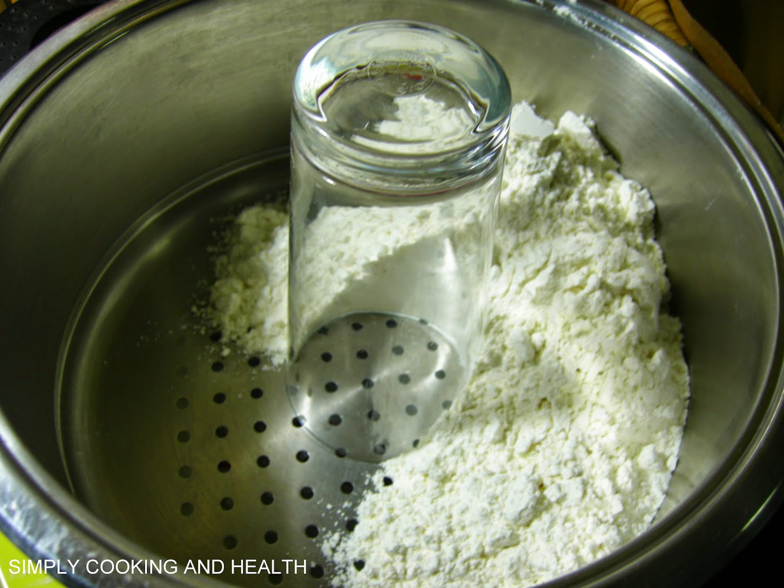Simply Cooking and Health: Steaming all-purpose flour