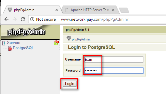 Centos 7 9 2 Enable Phppgadmin In Postgresql Apache Centos 7