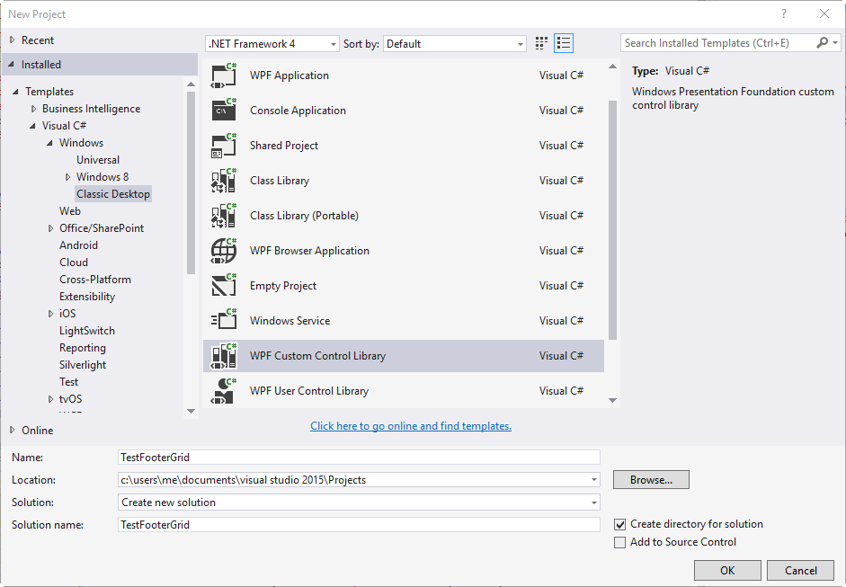 WPF Thoughts: Editable DataGrid with footers as a custom control