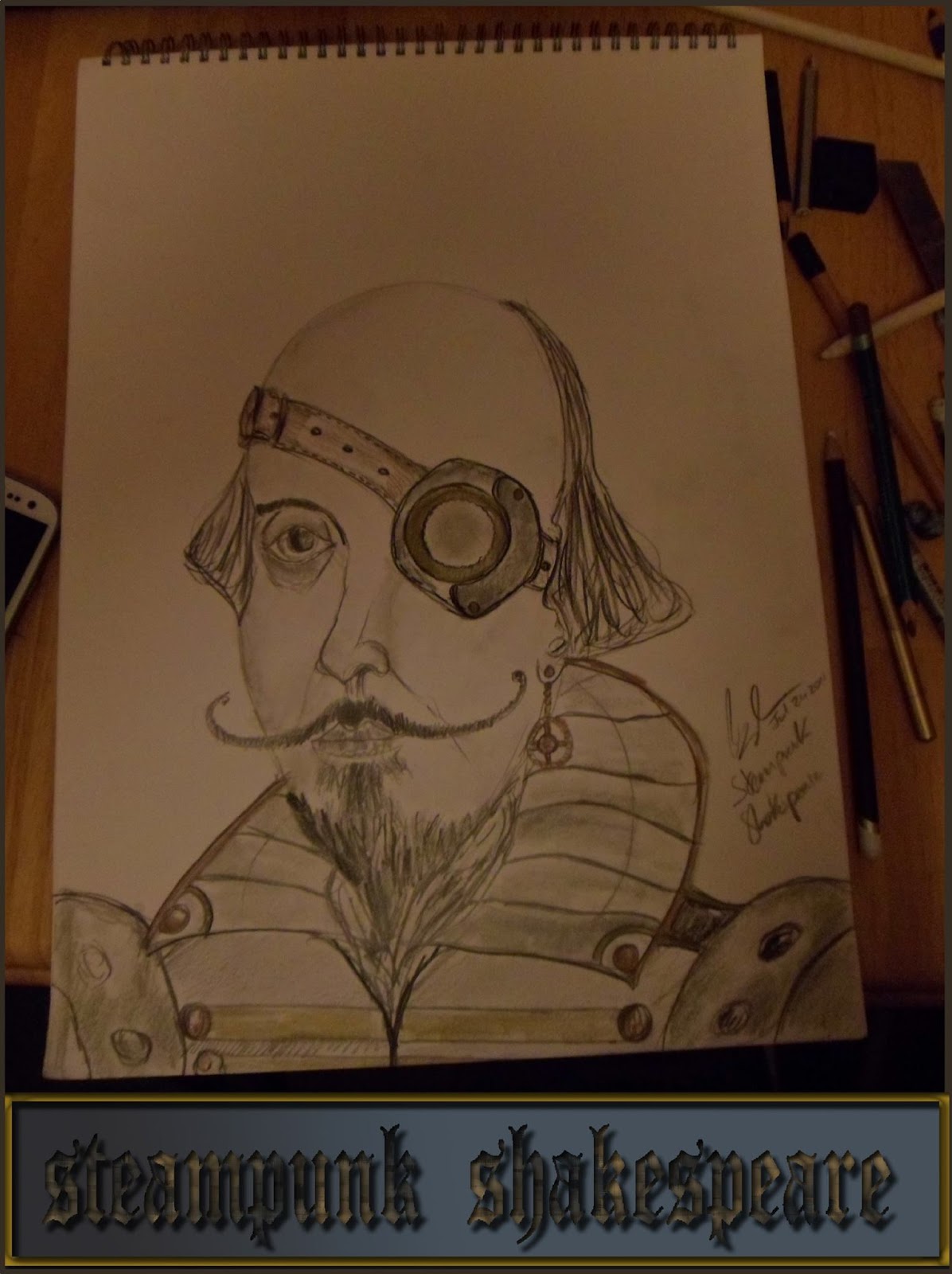 Galway Pub Scrawl: 31 Day Drawing Challenge JUL 2015 - Steampunk ...