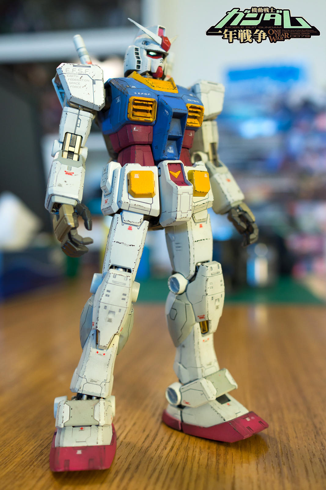 GUNDAM GUY: MG 1/100 RX-78-2 Gundam OYW Ver. - Painted Build w/ Weathering