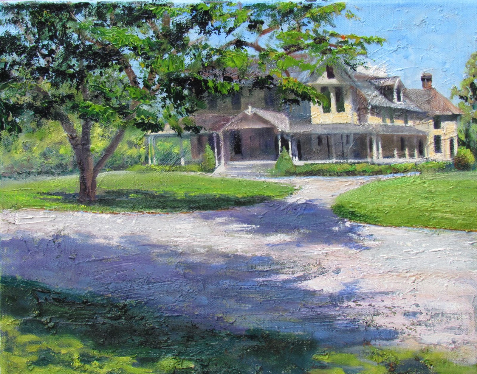 MAUREEN VEZINA OIL PAINTER: Daniel Webster Estate