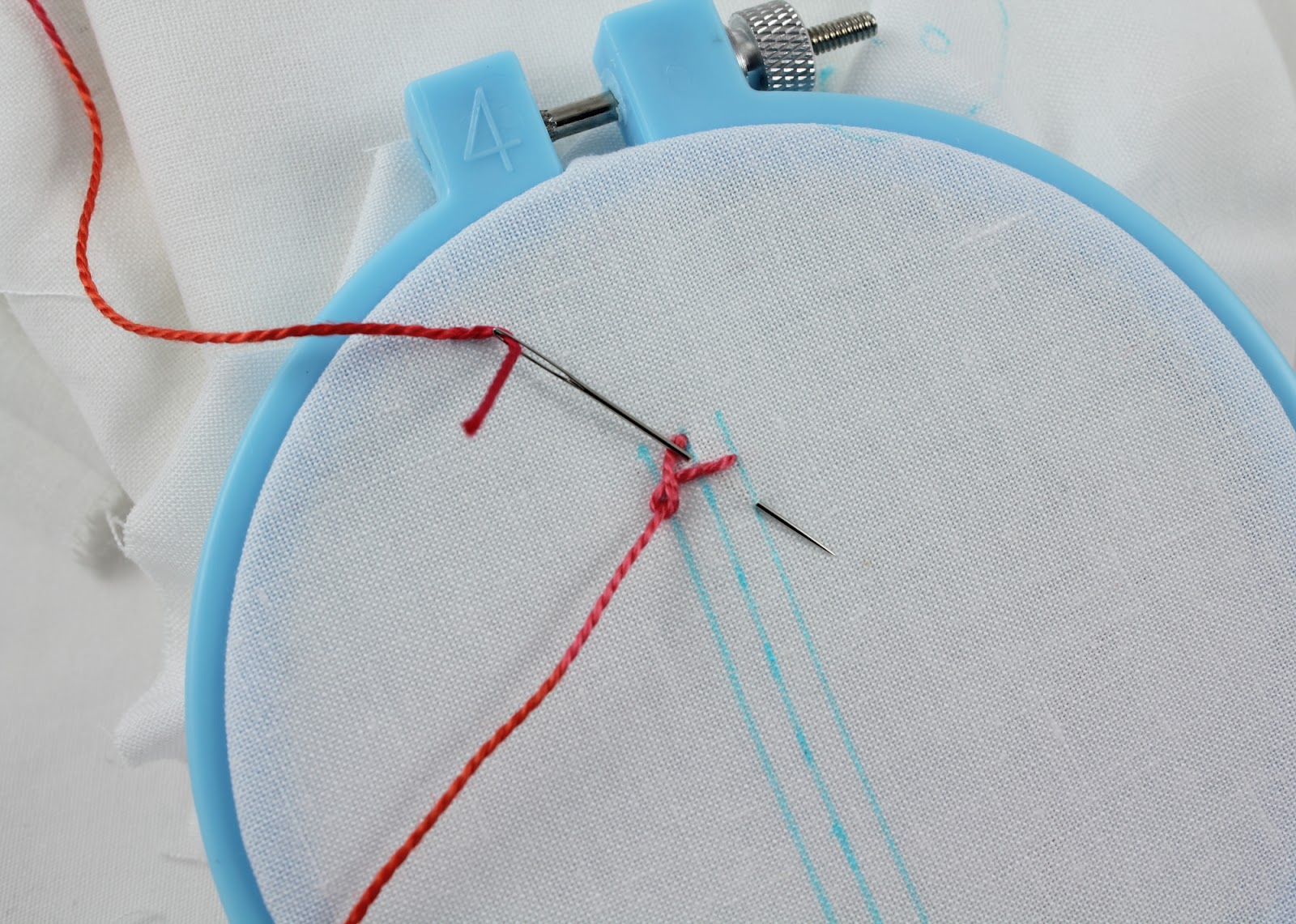 big B: 100 Stitches - Spanish Knotted Feather Stitch