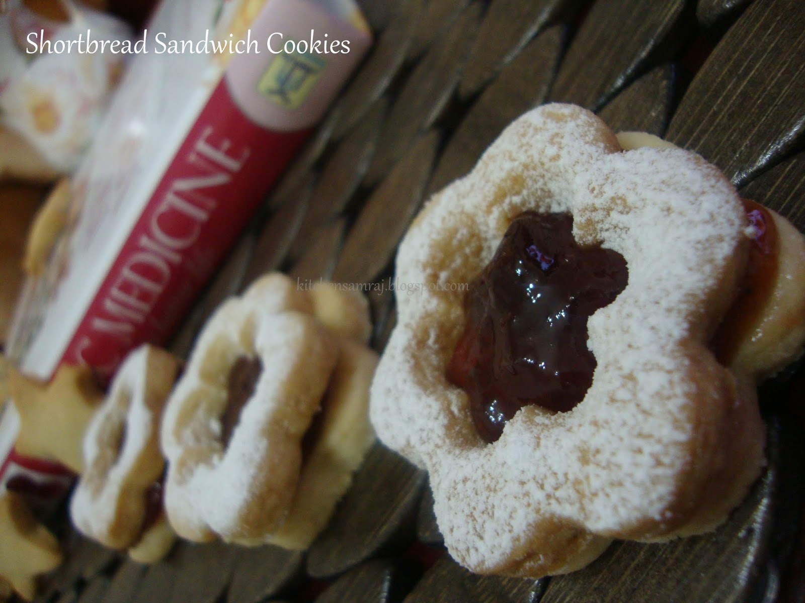 Short-bread Sand which Cookies | Kitchen Samraj!