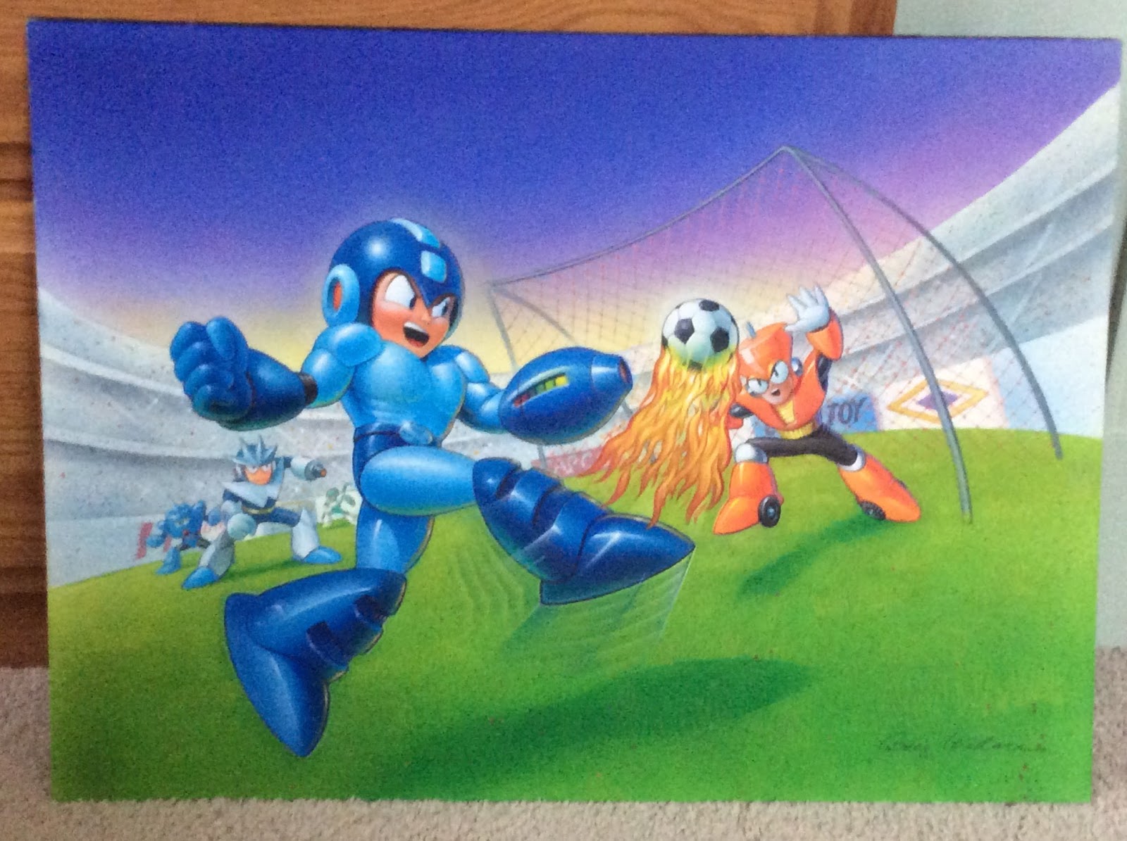 Rockman Corner: Collectors Show Off Original Mega Man Cover Paintings