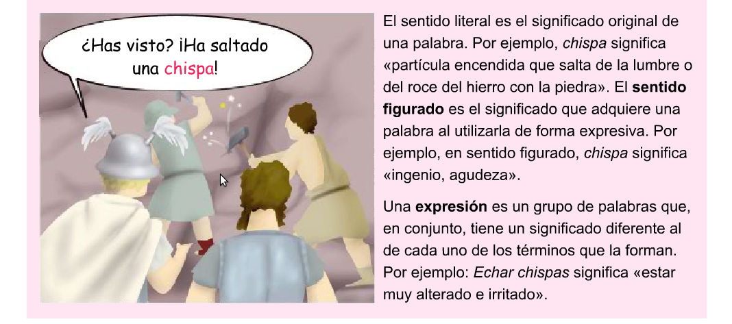 MilagroTIC: LENGUA - 6º - VOCABULARIO: SENTIDO FIGURADO - TEXTOS ...