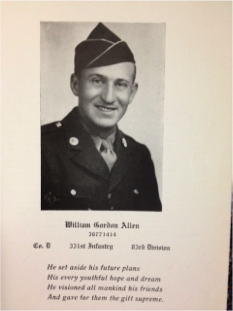 William G. Allen- World War II Letters: Chapter 8- Bill's Letters Home