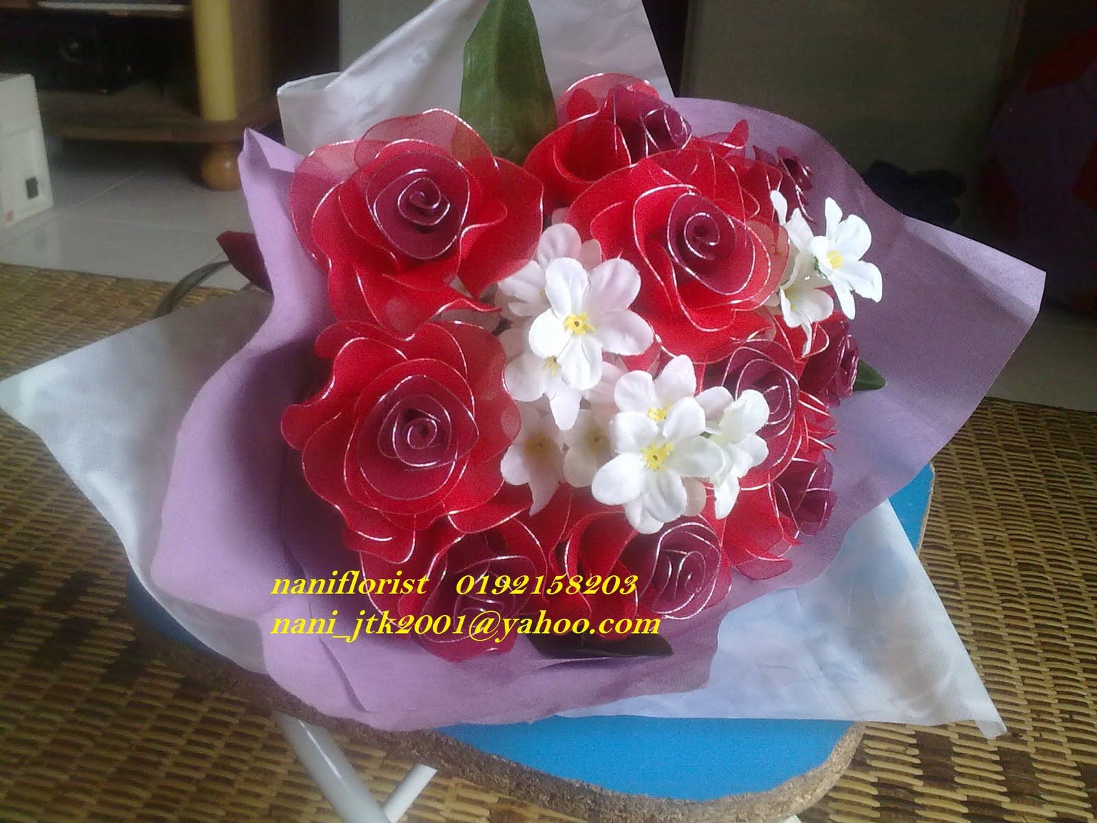 Nani Florist: Bunga Ros (Hand Bouquet)