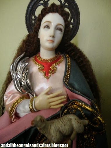 AND ALL THE ANGELS AND SAINTS: 187. STA. INES: From A Virgin Most Pure ...