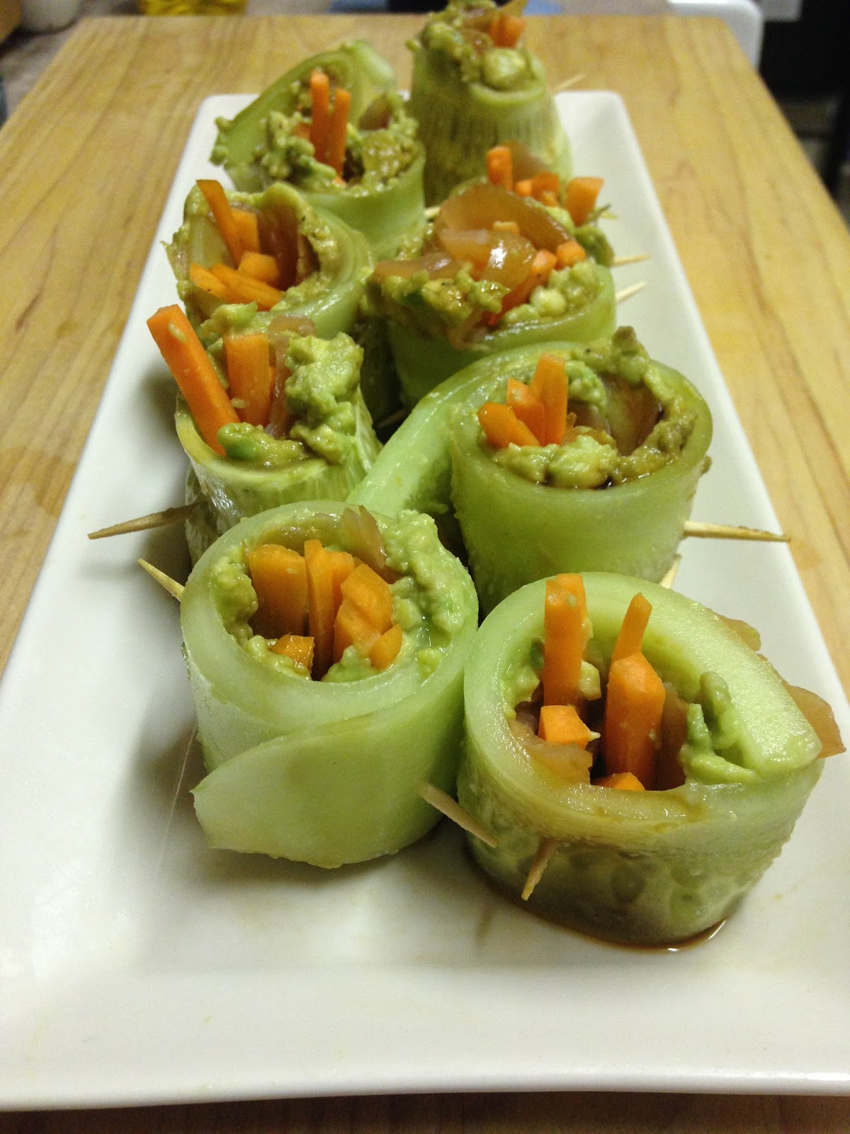 The Recovery Kitchen: Cucumber Rolls