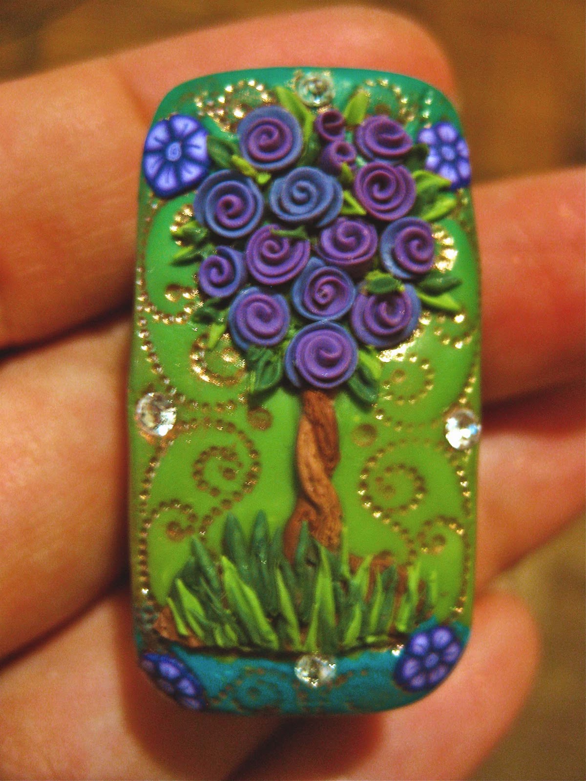 Inventive Soul ~ Miniature Polymer Clay Book ~
