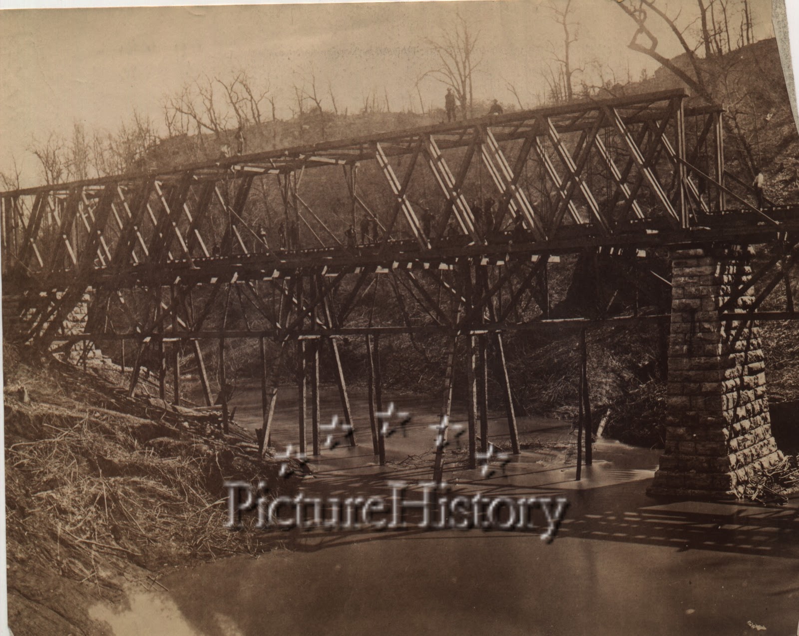 Howe Truss Railroad Bridge