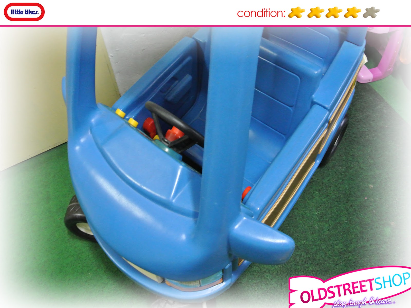 oldstreetshop: Little Tikes Blue Van